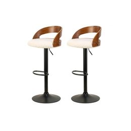 M&ouml;bel Kraft Barhocker 2er-Set wei&szlig; Ma&szlig;e (cm): B: 46 H: 101 &raquo; M&ouml;bel Kraft