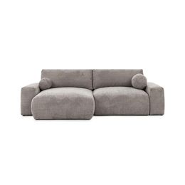 S-STYLE Ecksofa mit Schlaffunktion Puffy braun Ma&szlig;e (cm): B: 266 H: 86 &raquo; M&ouml;bel Kraft