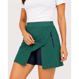 DEPROC Active Damen 2-in-1-Shorts "GRANBY V SKORT & Short Rock"petrol, Gr. 36, Web, 92% Polyester. 8% Elasthan, Hosen, auch in Gro&szlig;en Gr&ouml;&szlig;en