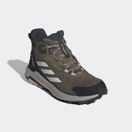 adidas terrex Damen Wanderschuh "ANYLANDER MID", Gr. 37, gr&uuml;n, Textil, Schuhe