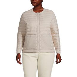 LANDS' END Daunenjacke WANDERWEIGHT Verstaubar Ultraleicht, Damen,  Schwarz, Nylon, by Lands' End