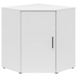Milino Eckkommode, Wei&szlig;, Kunststoff, 2 F&auml;cher, 71.5x83x71.5 cm, FSC Mix, Typenauswahl, Beim&ouml;bel erh&auml;ltlich, stehend, Wohnzimmer, Kommoden & Sideboards, Kommoden