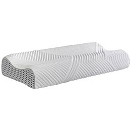 Irisette Nackenst&uuml;tzkissen, Textil, 65x11x32 cm, DIN EN ISO 14001, DIN EN ISO 9001, feuchtigkeitsregulierend, weich und anschmiegsam, passt sich perfekt der K&ouml;rperform an, f&uuml;r alle Schlafpositionen geeignet, atmungsaktiv, st&uuml;tzt Kopf, Nacken Wirbels&auml;ule, Schlaftextilien, Kopfkissen & Nackenkissen, Nackenkissen