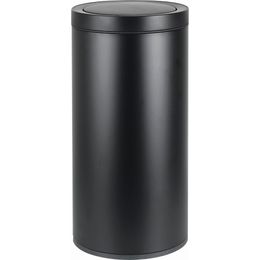Novel Abfalleimer, Schwarz, Metall, Kunststoff, 40 L, 63 cm, RoHS, K&uuml;chen, K&uuml;chenausstattung, M&uuml;lleimer