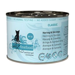 Catz Finefood No. 13 Hering & Krabben Katzen-Nassfutter hoher Fleischanteil 6x200g