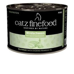 Catz Finefood Purrrr No.109 Wildschwein Katzen-Nassfutter getreidefrei 6x200g