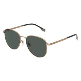 HUGO BOSS Boss 1536/F/S | Herren-Sonnenbrille | Fassung: Vollrand, Panto, Metall, Gold Matt | Glasfarbe: Gr&uuml;n