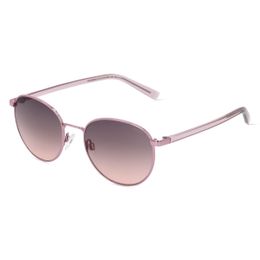Esprit 40065 | Unisex-Sonnenbrille | Fassung: Vollrand, Rund, Metall, Rose Gl&auml;nzend | Glasfarbe: Grau Verlaufend