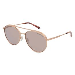 Michael Kors MK1138 | Damen-Sonnenbrille | Fassung: Vollrand, Pilot, Metall, Rosegold | Glasfarbe: Rose