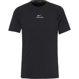 Nike PRO DRI-FIT NPT Funktionsshirt Herren - Gr&ouml;&szlig;e S - schwarz