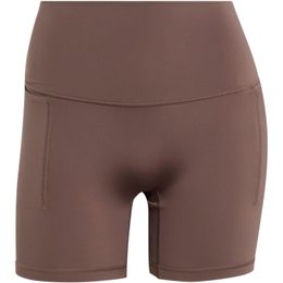 Adidas 3S Tights Damen - Gr&ouml;&szlig;e M - braun