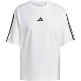 Adidas 3S T-Shirt Damen - Gr&ouml;&szlig;e XS - wei&szlig;