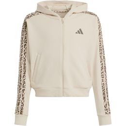 Adidas Sweatjacke M&auml;dchen - Gr&ouml;&szlig;e 164 - braun