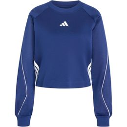 Adidas Stadium Sweatshirt Damen - Gr&ouml;&szlig;e XS - blau