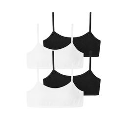 Schiesser M&auml;dchen Bustier 95/5 Organic Cotton 4er Pack