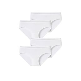 Schiesser M&auml;dchen Panty Long Life Rib 4er Pack