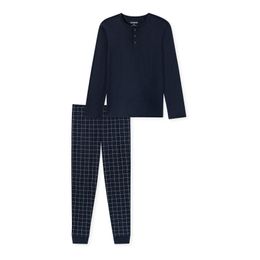 Schiesser Herren Pyjama lang - Fine Interlock 1er Pack