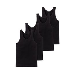 Schiesser Herren Unterhemd Authentic 4er Pack