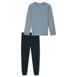 Schiesser Herren Pyjama Casual Essentials 1er Pack