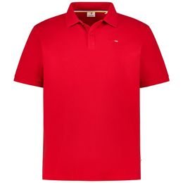 Herren Gro&szlig;e Gr&ouml;&szlig;en | Pfundskerl Poloshirt aus Baumwolle Farbe rot Gr&ouml;&szlig;e: 3XL