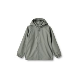 Wheat M&auml;dchen Allwetterjacke "Wheat Rainwear Chardy Jacket"thunder sky, Gr. 110, unifarben, 55% Polyester, 45% Polyurethan, Jacken, reflektierend