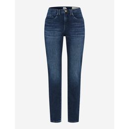 Brax Damen Five-Pocket-Hose Style MARY USED REGULAR BLUE, denim blau regular, Gr. 38K