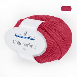 Cottonprima von Junghans-Wolle, Himbeer, aus Baumwolle