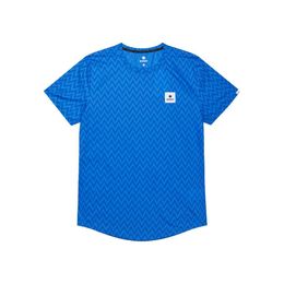 Saysky Zig Zag Combat T-Shirt Bekleidung Herren blau