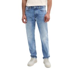 Marc O'Polo MARC O'POLO Herren Regular-fit-Jeans "aus Bio-Baumwoll-Mix"light blau, Gr. 34, unifarben, Obermaterial: 90% Baumwolle, 9% Polyester, 1% Elasthan,