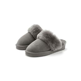 VIVANCE DREAMS BY LASCANA Pantolette 'Pantoffeln, Clogs, Schlappen, Hausschuh,' grau Gr. 41 f&uuml;r Damen. Nachhaltig.