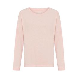 Copenhagen Studios Pyjamaoberteil pink Gr. 44/46 f&uuml;r Damen. Mit Rundhals. Bequem. Nachhaltig.