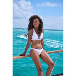 s.Oliver Bikini-Hose 'Junis' wei&szlig; Gr. 36. Mit Flechtdetails. Nachhaltig.