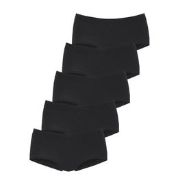 VIVANCE BY LASCANA Panty schwarz Gr. 44/46 f&uuml;r Damen. Mit Spitze. K&ouml;rpernah. Nachhaltig.