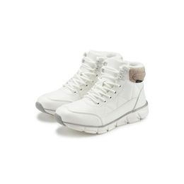 Lascana Stiefelette 'Outdoorstiefelette, Schn&uuml;rschuh, Boots, Schneestiefel' wei&szlig; Gr. 41 f&uuml;r Damen
