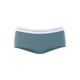 Copenhagen Studios Panty teal Gr. M (38) f&uuml;r Damen. Mit Logobund. K&ouml;rpernah. Nachhaltig.