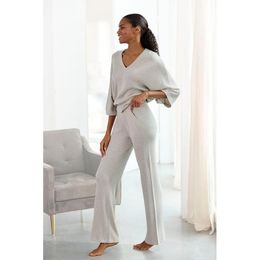 French Connection Strickhose beige Gr. 44/46 f&uuml;r Damen. Bequem