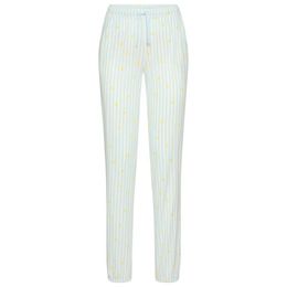 VIVANCE DREAMS BY LASCANA Pyjamahose blau Gr. 32/34 f&uuml;r Damen. Mit Allover-Druck. Nachhaltig.