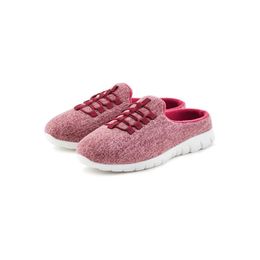 VIVANCE DREAMS BY LASCANA Pantolette 'Sneaker, Hausschuh,' pink Gr. 41 f&uuml;r Damen