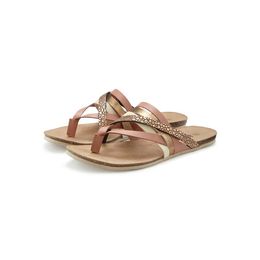 BEACHTIME BY LASCANA Zehentrenner 'Pantolette, Mule, Sommerschuh, Sandale, offener Schuh,' pink Gr. 42 f&uuml;r Damen