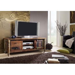 TV-Board Altholz 145x50x55 mehrfarbig lackiert FABLE #10