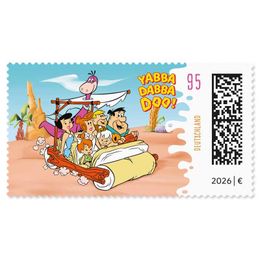 Familie Feuerstein, Briefmarke zu 0,95 &euro;, 10er-Bogen