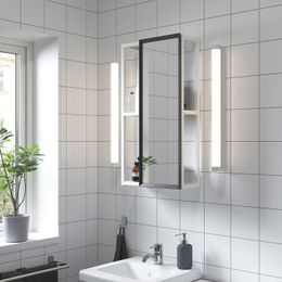 IKEA ENHET Regalrahmen f&uuml;r Wand mit B&ouml;den