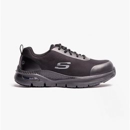 Skechers 200086EC ARCH FIT SR - RINGSTAP Herren Sicherheitsschuhe Schwarz