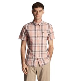 Lyle & Scott Lyle & Scott - Hemd f&uuml;r Herren, kurz&auml;rmlig (Pink)
