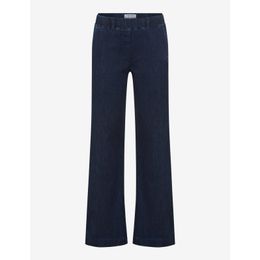 Raphaela by Brax Damen Marlenehose Style PAM FLARED DARK BLUE, denim dunkelblau, Gr. 34