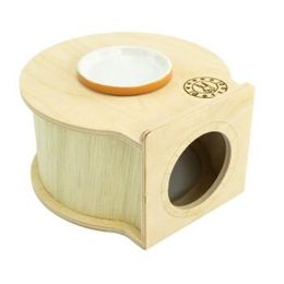 Getzoo Einkammernhaus (&Oslash; 16cm) mit Tonuntersetzer