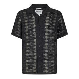 Threadbare. Threadbare - "Rackes" Hemd f&uuml;r Herren, kurz&auml;rmlig (Schwarz)