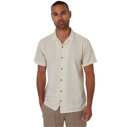 Threadbare. Threadbare - Hemd f&uuml;r Herren, kurz&auml;rmlig (Nat&uuml;rlich)