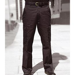Warrior Herren Cargo-Hose / Arbeitshose (Schwarz)