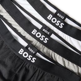 BOSS - Slips f&uuml;r Herren, Baumwolle (3er-Pack) (Zweifarbiges Blau)